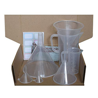 9 Pack Funnel Set,w/ 5 sizes Funnel and 2 Measuring Cups, for ...