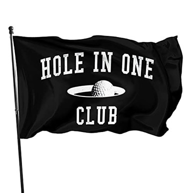 XONRSE Golf Golfer Golfing Golf Ball Hole in One Flag 3x5 Foot-Vivid ...
