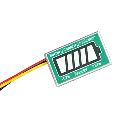 48V Battery Charge Level Indicator LED Display Battery Indicator 12V ...
