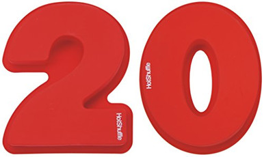 Large Silicone Number 20 Cake Pan Tin Mould 20th Wedding Anniversary ...