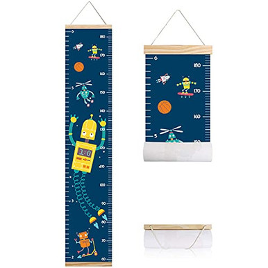 Growth Chart for Kids, Baby Height Chart, Canvas Height Measuring Tool ...