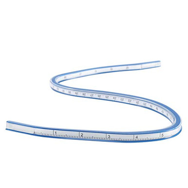 Kuuleyn Curve Drawing, Curve Measure, 50cm Flexible Plastic Curve Ruler ...