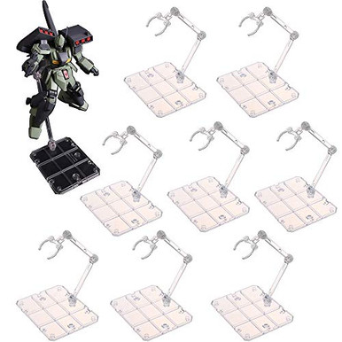 8 Pcs Action Figure Display Stands, Clear Action Figure Holder Display ...