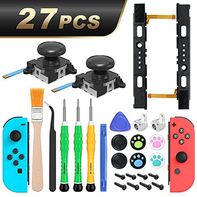 Joycon Joystick Replacement, 2 Pack, Switch Analog Stick Parts for ...