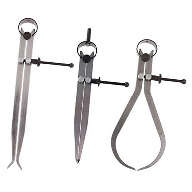 homozy Inside and Outside Caliper Divider Caliper Set Compass 8 ...
