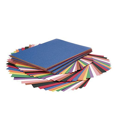 Construction Paper, Assorted Colors, 9 inches x 12 inches, 200 Sheets ...