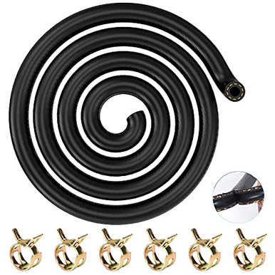 Mellbree Fuel Line, 3-Feet 1/4 Inch ID Engines Fuel Line Hose with 6pcs ...