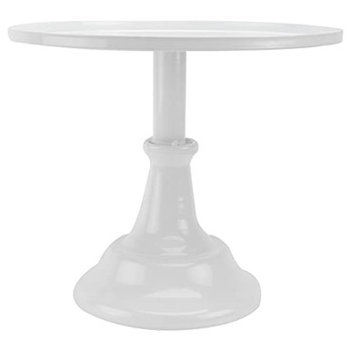 Yardwe Round Cake Stand White Metal Cake Stands Dessert Cupcake Pastry ...
