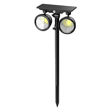 LED Landscape Lights, Wall and Ground Mounted Solar Light with PIR ...