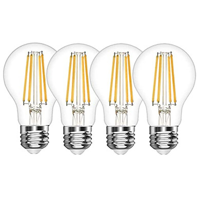 12V LED Light Bulb A19 12volt Edison Bulb 6W 3000K E26 60Watt ...
