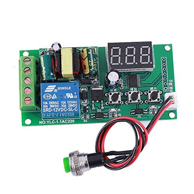 Timer Relay Switch Module, Time Delay Relay Controller Board LCD Display Timer Switch Trigger ...
