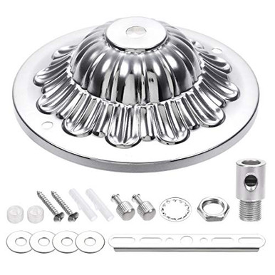 uxcell Ceiling Canopy Kit Pendant Light Plate Base with Lamp Cord ...