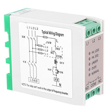 AC 480V 3 Phase Circuit Protection Voltage Monitoring Relay 5 ...