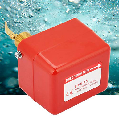Water Control Switch, 220VAC, 15A Stable 1.0Mpa Red Stainless Steel ...
