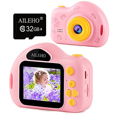 AILEHO Kids Camera 1080p Children Digital Camera 8MP 2 "IPS HD Display ...
