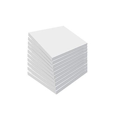 Expanded PVC Sheet 4" x 4" inches White Printable Rigid Plastic Board ...