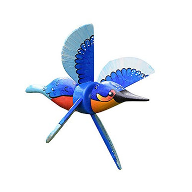 Parrot Pinwheels Whirligigs Wind Spinner Garden Decor Outdoor Whirligig ...