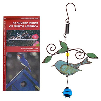 Hickoryville Blue Bird Bouncy with Dark Blue Ball Outdoor Decor Bundled ...