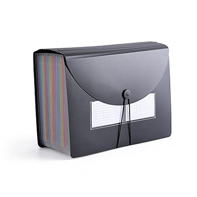 NNAA Accordian File Organizer 24 Pockets,File Organizer Paper Document ...
