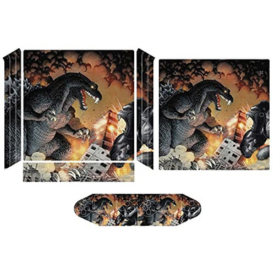 Godzilla Vs. King Kong PS4 sticker skin, console and controller full ...