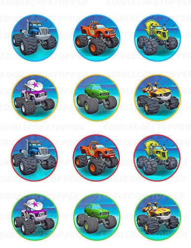 Cakecery Blaze and the Monster Machines Edible Image Cupcake Cookie ...