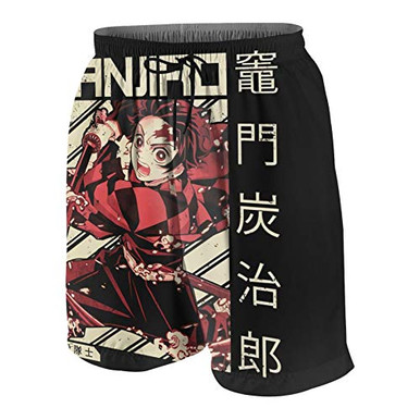 Kimetsu No Yaiba Demon Slayer Beach Swimming trunksquick-dryingwith ...