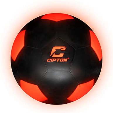 Cipton Illuminated LED Light Up Soccer Ball, Dual Bright LED Lights for ...