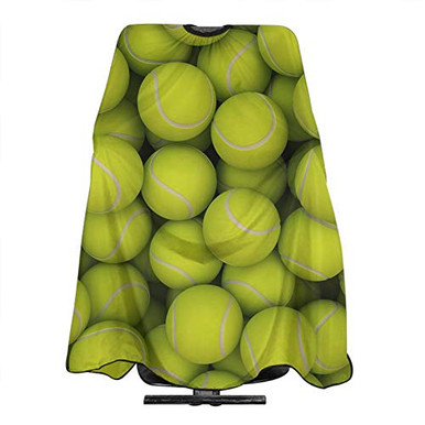 Bomini Hair Salon Cape For Stylist Green Tennis Ball Apron Barber Cover ...