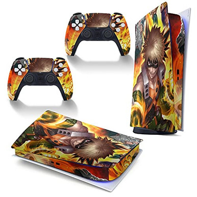 PS5 console controller skin sticker My Hero Academia Bakugou Katsuki ...