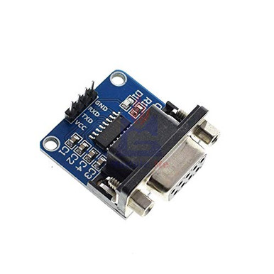 MAX3232 RS232 to TTL Serial Port Converter Module DB9 Connector MAX232 ...