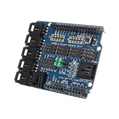 for Arduino UNO MEGA Duemilanove Sensor Shield V4 Digital Analog Module Servo Motor ...