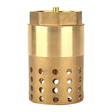 One Way Female Thread Foot Brass Valve Mesh Check Valve with Holes ...
