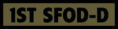 1st SFOD-D TAB Sticker -Logo Special Forces Operational Detachment ...