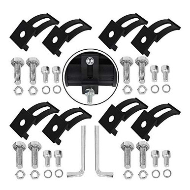 8 Pcs Mounting Brackets for LED Pods Universal Brackets Adjustable Base ...