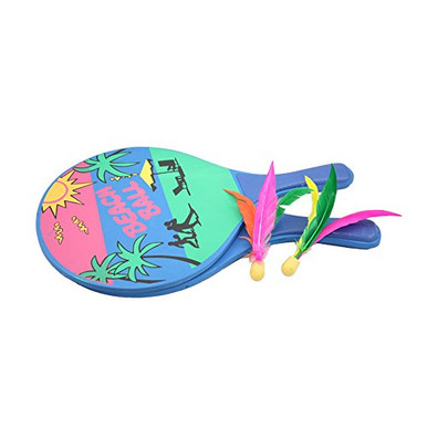 MansWill Beach Paddle Ball Game Set - All Season Indoor/Outdoor Wooden ...