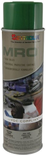 SEYMOUR 620-1448 Industrial MRO High Solids Spray Paint- Cascade Green ...
