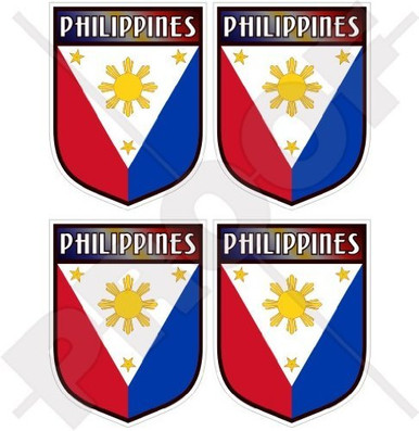PHILIPPINES Philippine Shield Pilipinas- Filipino 50mm -2"- Vinyl ...