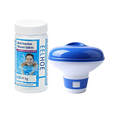 Chlorine Pool Tablets for Swimming Pool-100 Pcs Pool Chlorine Tabs ...
