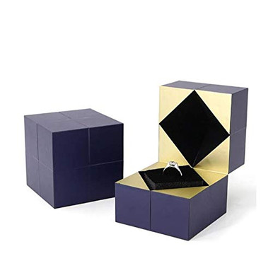 KOPOU Rubiks Cube Ring Box- Miraculous Jewelry Box- Ring Box for ...