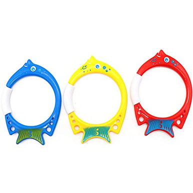 Xiayizhan Rings Swimming Pool Toy Rings? Plastic Diving Ring Colorful ...