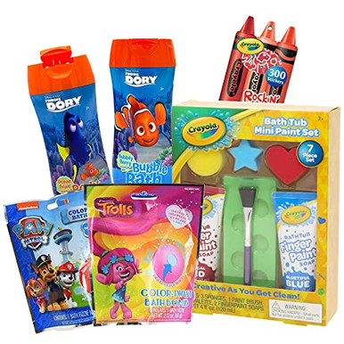 Crayola Bath Paint Kids Bath Toys Bundle ~ 11 Pcs Crayola Bath Toy Mini ...