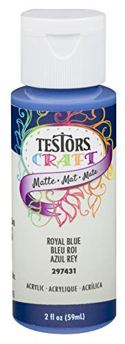 Testor's 297431A 2 Oz Royal Blue Matte Acrylic Craft Paint ...