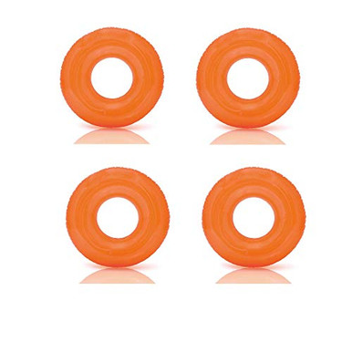 Intex 59260EP Colorful Transparent Inflatable Swimming Pool Tube Raft ...