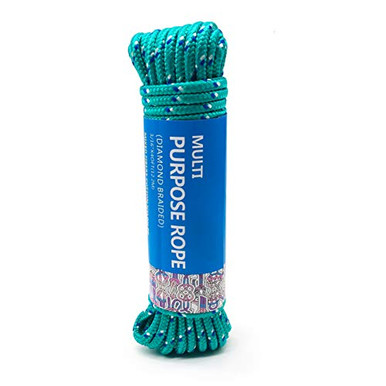 HOUERT Nylon Clothesline Rope- 3/16Inch X 40FT- Retracting Outdoors All ...