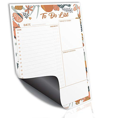 Magnetic Dry Erase To Do List for Fridge Decor by planOvation - Large ...