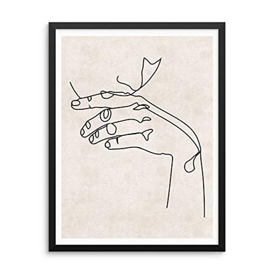 Sincerely- Not One Line Drawing Art Print Woman's Body Shape Fashion ...