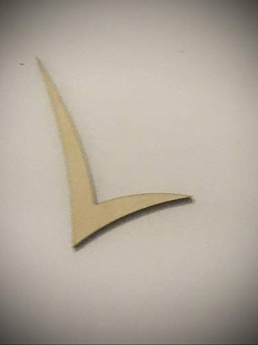 5" Set of Checkmark Check Mark Unfinished Wood Laser Cut Wood A228 1/4 ...
