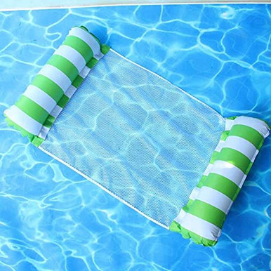 Water Inflatable Hammock Floating Bed Folding Summer Back Floating ...