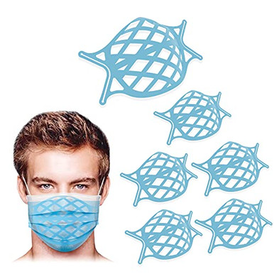 Large 3d Silicone Mask Bracket Smooth Breathing Natural Silicone Mask ...