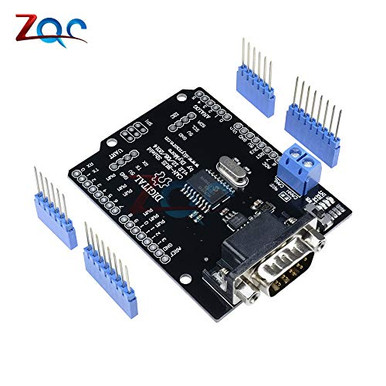 MCP2515 Can Bus Shield Board SPI Interface 9 Pins Standard Sub-D Connector Expansion Module DC 5 ...